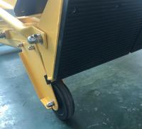 China RAL 1004 Portable Vehicle Barricade with 40-60 KM/H Impact Rating and Wheel Mobility for Work Zone Safety for sale