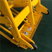 China 320mm Width Portable Vehicle Barricade with Rubber Wheels for Construction Zone Safety for sale