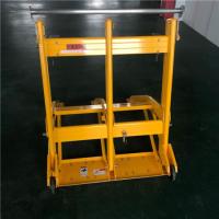 China 320mm Width Portable Vehicle Barricade with Rubber Wheels for Construction Zone Safety for sale