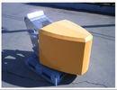 China HSK 100 Impact Attenuator Pile 1012×880×2800mm Aluminum Alloy Traffic Safety Buffer for sale