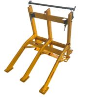 China 25KG RAL 1002 Portable Vehicle Barricade with Wheels - Aluminum Construction, 10mm Rubber Blocks, Foldable Design for sale