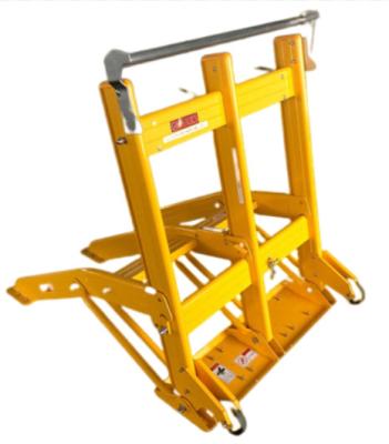 China Detachable RAL 1003 Portable Vehicle Barricade - 25kg Foldable Construction Safety Barrier with Wheel System for sale