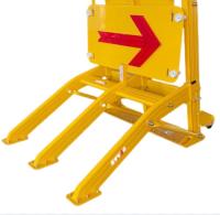 China Rustproof 27.8kg Portable Vehicle Barricades - Stops 4-Ton Vehicles at 60 km/h with Wheel-Mounted Mobility for sale