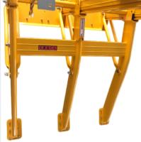 China Eye Catching Foldable Portable Vehicle Barriers Antirust for sale