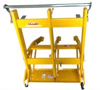 China MVB Collapsible Car Park Vehicle Security Barrier - Aluminum Construction with RAL 1003 Traffic Yellow Finish for sale