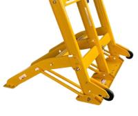 China MVB Collapsible Car Park Vehicle Security Barrier - Aluminum Construction with RAL 1003 Traffic Yellow Finish for sale
