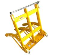 China MVB Collapsible Car Park Vehicle Security Barrier - Aluminum Construction with RAL 1003 Traffic Yellow Finish for sale