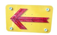 China Aluminum Red Strobe Indicator Lamp LED Arrow Board Anti Riot for sale