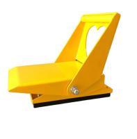 China Aluminum Downhill Direction Vehicle Security Lock Foldable Design with 12mm Rubber Base and 15° Incline Protection for sale