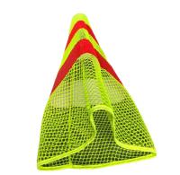 China Reflective 3.96kg 1800mm Weighted Collapsible Traffic Safety Cone with Aluminum Frame and Custom Printing for sale