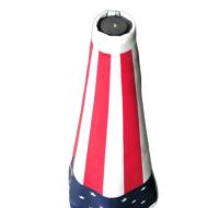 China Waterproof Grid Cloth Road Traffic Cones 600mm 1200mm 1800mm Foldable Reflective Safety Markers for sale