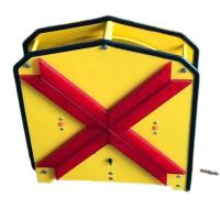 China 3500mm Light Strip Warning Light Sign With Red LED Lampshade for sale