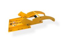 China Enhanced Friction Car Parking Blocker Electrostatic Spraying for sale