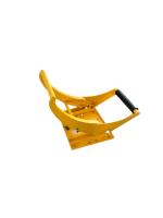 China Add Friction Rubber Plate Car Parking Blocker Electrostatic Spraying for sale