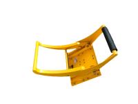 China Add Friction Rubber Plate Car Parking Blocker Electrostatic Spraying for sale