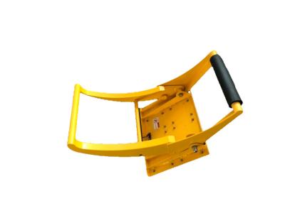 China Add Friction Rubber Plate Car Parking Blocker Electrostatic Spraying for sale
