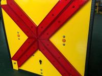 China Cross Line LED Dynamic Flashing LED Arrow Board 7kg Weight for sale