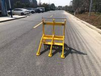 China Traffic Orange Electrostatic Spraying Anti Ram Barrier Foldable for sale