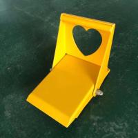 China Foldable 4kg Anti Theft Wheel Lock with Anti-Skid Rubber Plate for Vehicle Security and Slope Parking for sale