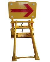China Garbage Truck Parking Spot Barrier Non Slip For Reducing Impact Force for sale