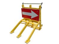 China Foldable High Visibility Arrow Board with 3M High-Intensity Reflective Film and Waterproof Design for Traffic Safety for sale