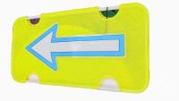 China Cold Light Film Traffic Safety Reflective Signs Waterproof Anti Fogging for sale