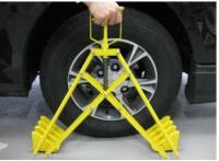 China Aluminum Anti-Theft Wheel Lock with 6mm Rubber Base - 2.2KG Forged Construction for Vehicle Security for sale