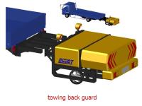 China 750kg Traffic Yellow Truck Mounted Attenuator - Aluminum Alloy Construction Safety Barrier with Patent Certification for sale