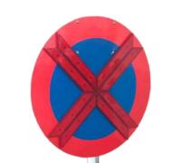 China 3M No Access Manual Regulation Iron Pipe LED Arrow Board Night Warning for sale
