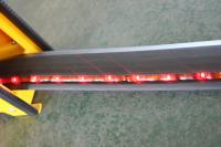 China Rubber Retractable Cross Line LED Arrow Sign Board with 3.5m Light Bar and DC/AC/Solar Power Options for sale