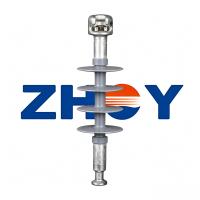 China 15KV 70KN Ball and Socket Suspension Insulator Composite Polymer IEC61109 for sale