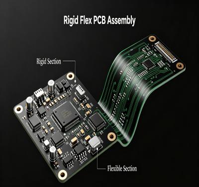 China 40 To 125 Degrees Celsius Rigid Flexible Pcb Assembly 2 To 20 Layers For Multilayer Circuits for sale