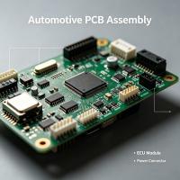 China White Silkscreen Automotive Printed Circuit Board Assembly 0402 QFN QFP For Electronic Parts for sale