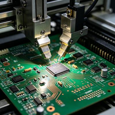 China Electronic Production Prototype PCB Assembly Green Mask 1-24 Layers Outer Cu Weight 0.5-4oz for sale
