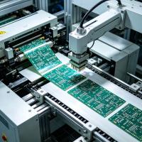 China Custom Electronics Flex PCB Board IP65 with Yellow Green Solder Mask for sale