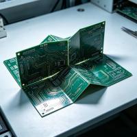 China Blue Solder Mask Color Flexible Rigid PCB Assembly 0.2mm 3.0mm For Wearable Devices for sale
