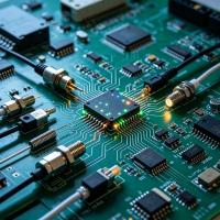 China Industrial Printed Circuit Assembly Black Solder Mask Lead Or Lead Free Rohs for sale