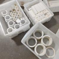 China Size Customized Hot Press Boron Nitride Ceramic Parts High Thermal Hot Pressed Boron Nitride BN Insulating Ring for sale