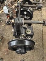 China 5T Traveling Device Integrated Wheel Set Assembly Leaf Spring Suspension for Mining Locomotive for sale