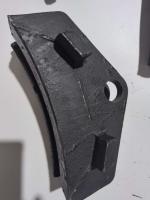 China Heavy Duty Cast Iron Locomotive Brake Shoe High Friction Coefficient Wear Resistant for sale