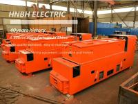 China 10 Ton Flameproof Wiring-Free Electric Mining Locomotive and Flameproof Battery Locomotive for Small Output Irregular Roadways for sale