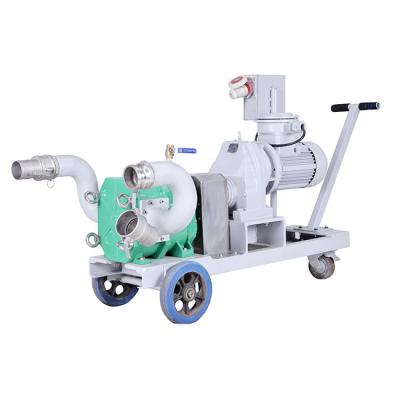 China FDA Hand Cart Mobile Diesel Pump NBR Rubber Pressure Resistant for sale