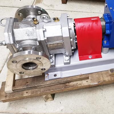 China Paint And Coating Chemical Lobe Pump Anti Abrasion Stainless Steel for sale