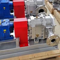 China Self Priming 2 Bar Polymer Lobe Pump , Anti Abrasion Rotory Lobe Pump for sale