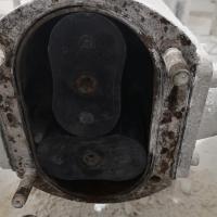 China Antiwear DN50 Rotary Lobe Sludge Pump With Protection Plates for sale