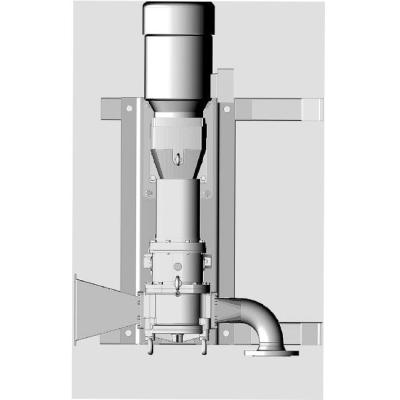 China Stable NBR Rubber Lobe Submerged Slurry Pump , Pressure Resistant Sewage Lobe Pump for sale