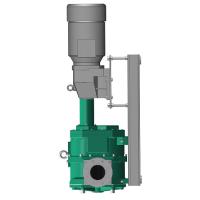 China Stable NBR Rubber Lobe Submerged Slurry Pump , Pressure Resistant Sewage Lobe Pump for sale