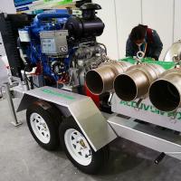 China NBR Rubber Rotary Mobile Diesel Pump Practical Flexible Emergency for sale