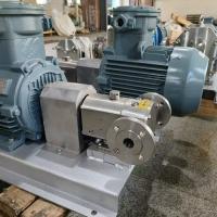 China Industrial DN25 Chemical Lobe Pump , Stainless Steel Rotary Displacement Pump for sale