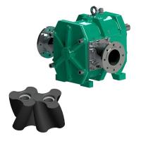 China Corrosion Resistant FPM Lobe Pump Multipurpose With Electrical Motor for sale
